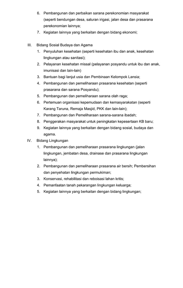 Laporan. kegiatan bulan bhakti gotong royong masyarakat (bbgrm) ke xiv tema | PDF