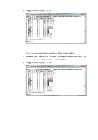 Laporan modul 5 basisdata | DOCX