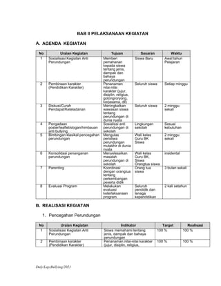 Laporan kegiatan-pencegahan-perundungan | PDF