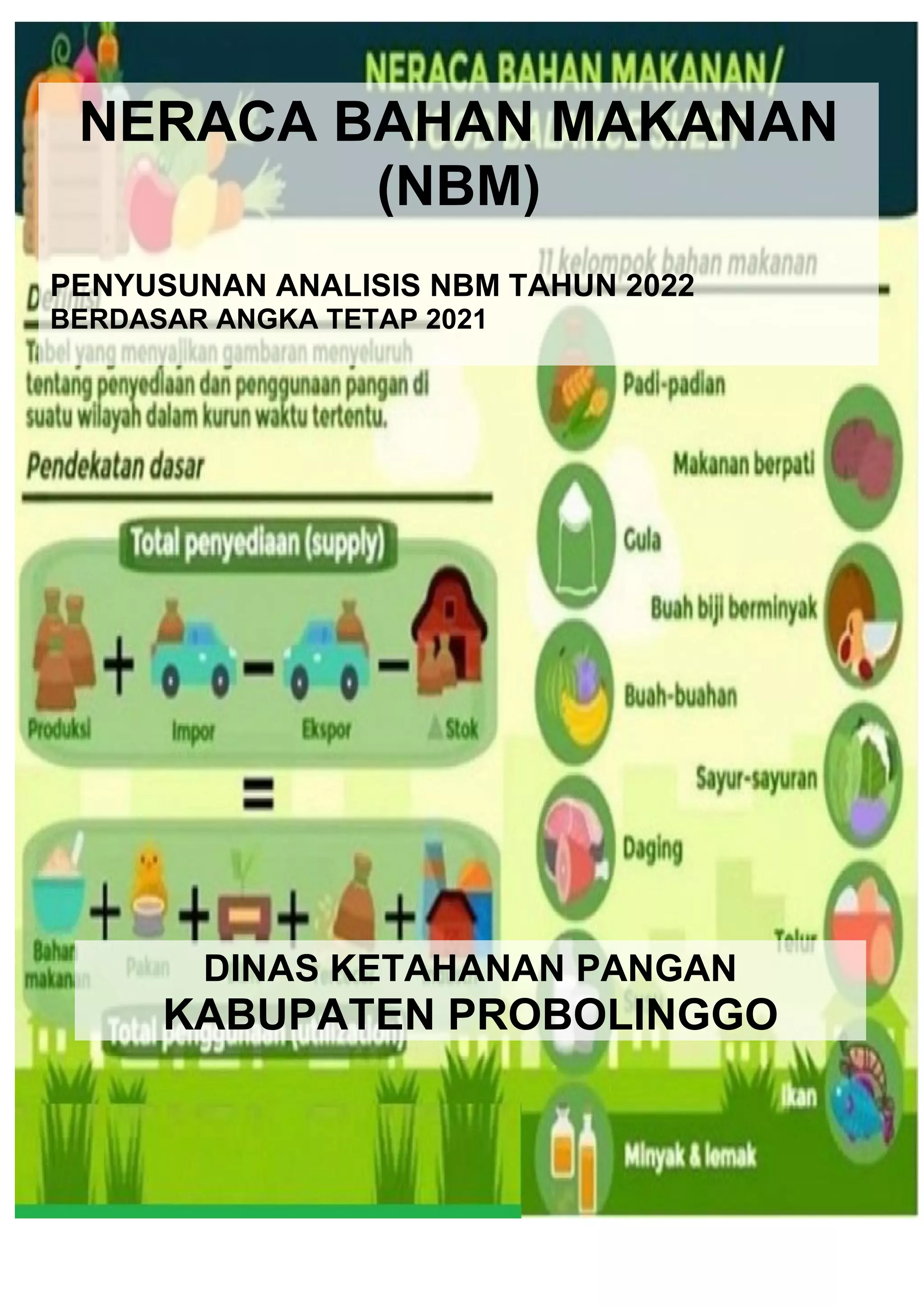 Neraca Bahan Makanan Probolinggo | PDF