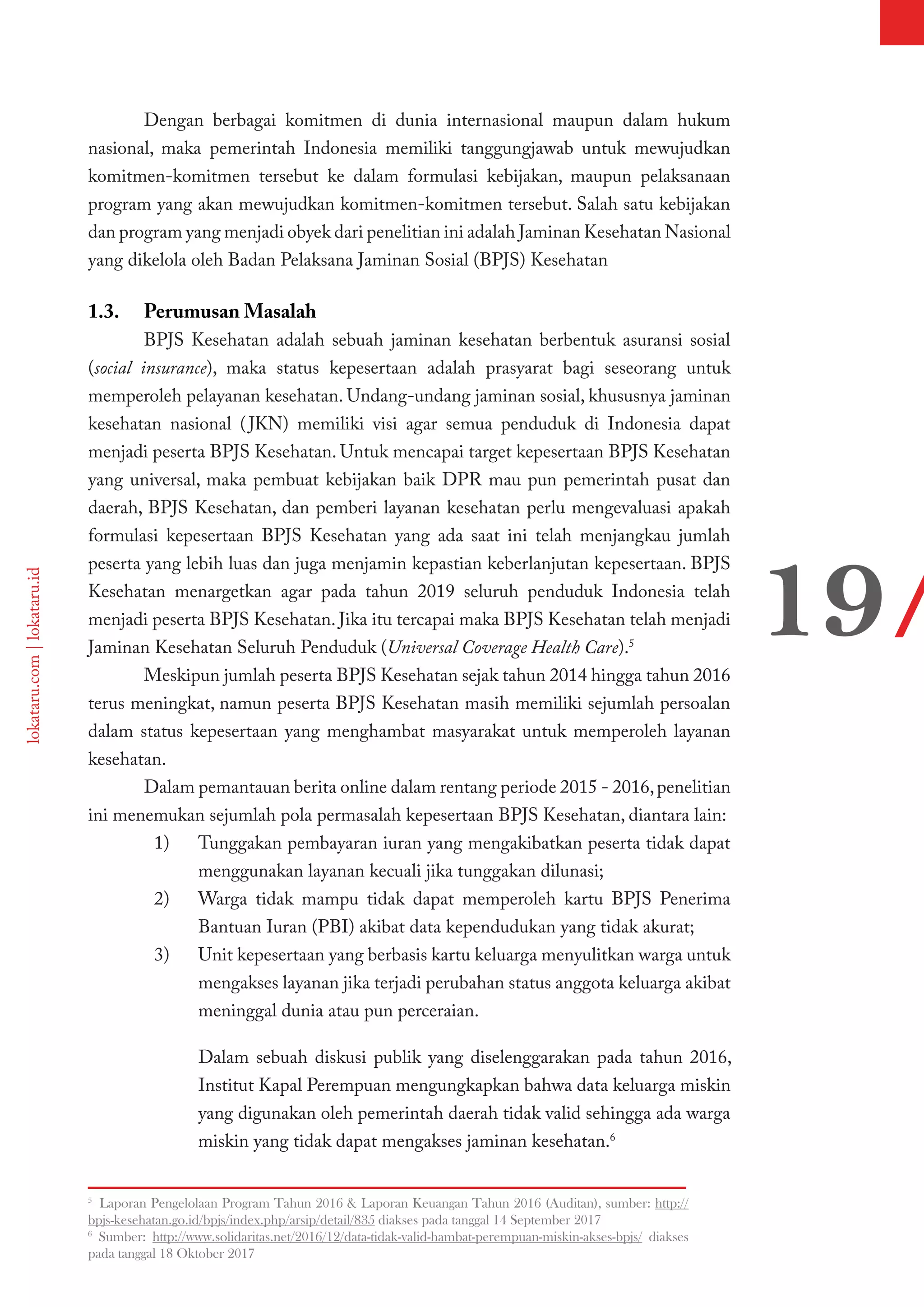 Laporan penelitian-bpjs | PDF