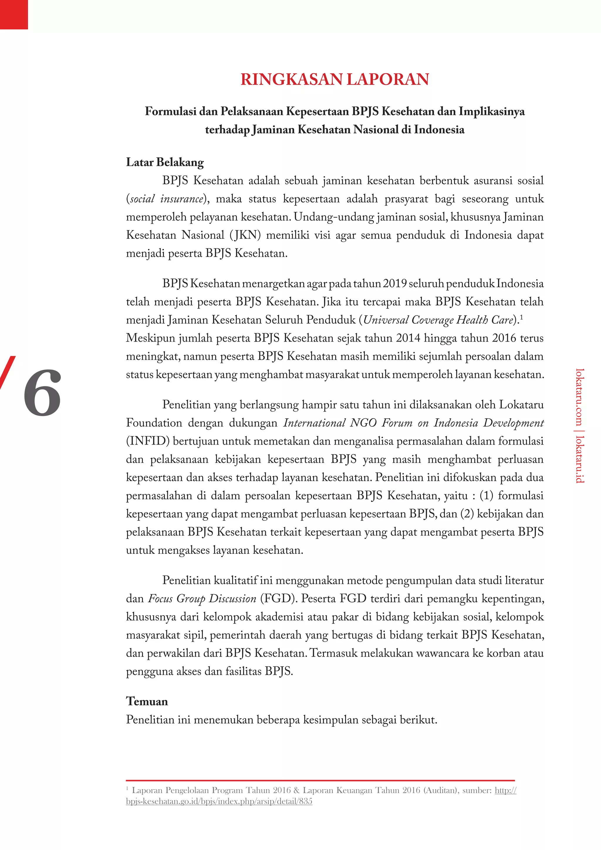 Laporan penelitian-bpjs | PDF