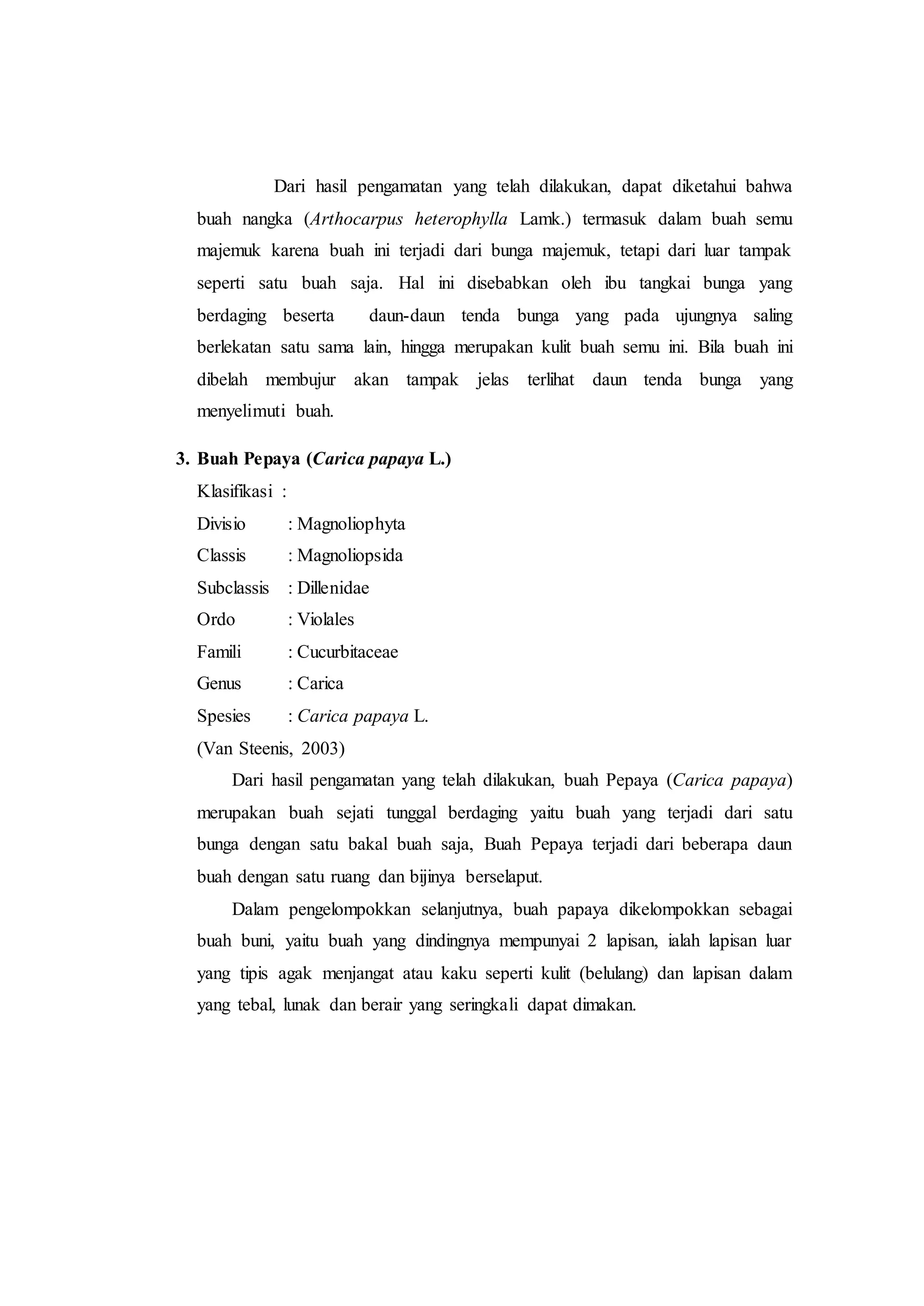 Laporan praktikum 10 buah dan biji (morfologi tumbuhan) | DOCX