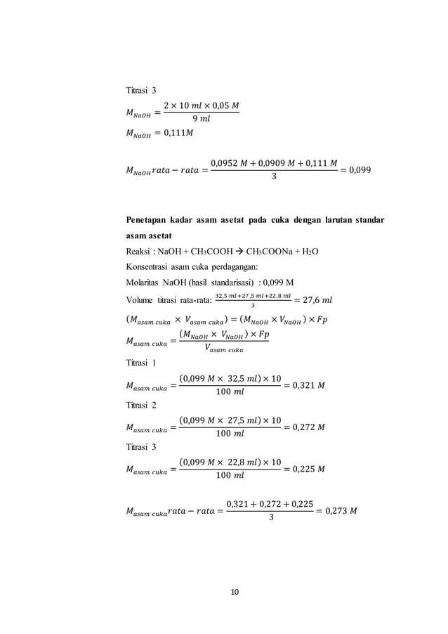 Laporan praktikum asidi alkalimetri doc | DOCX