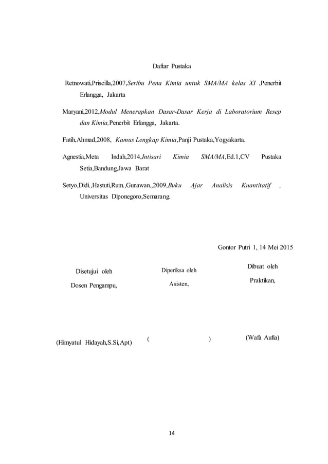 Laporan praktikum asidi alkalimetri doc | DOCX