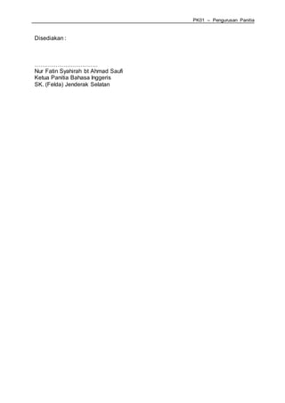 Program pasca upsr 2017 | DOCX