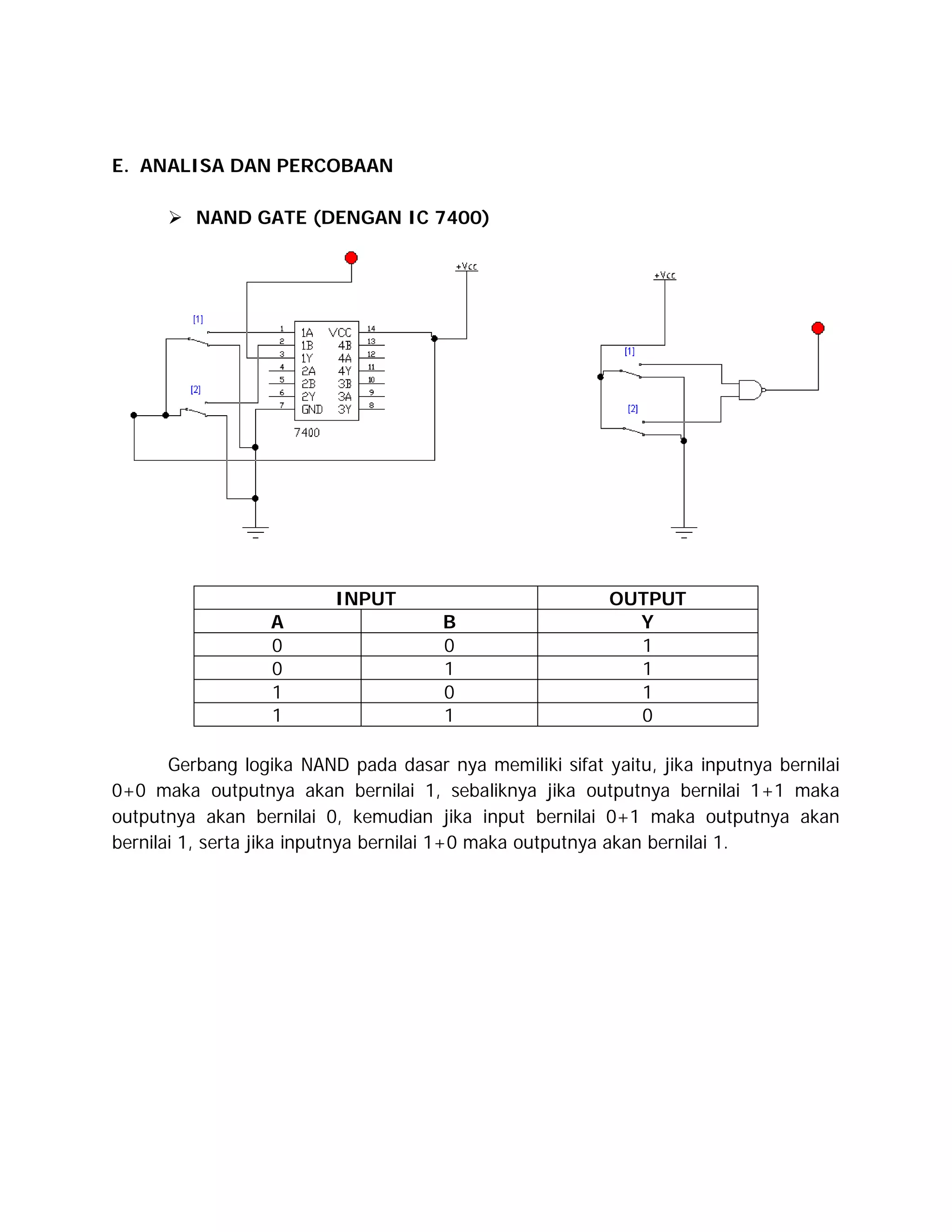 Universal NAND Gate | PDF