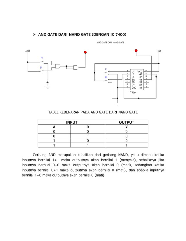 Universal NAND Gate | PDF