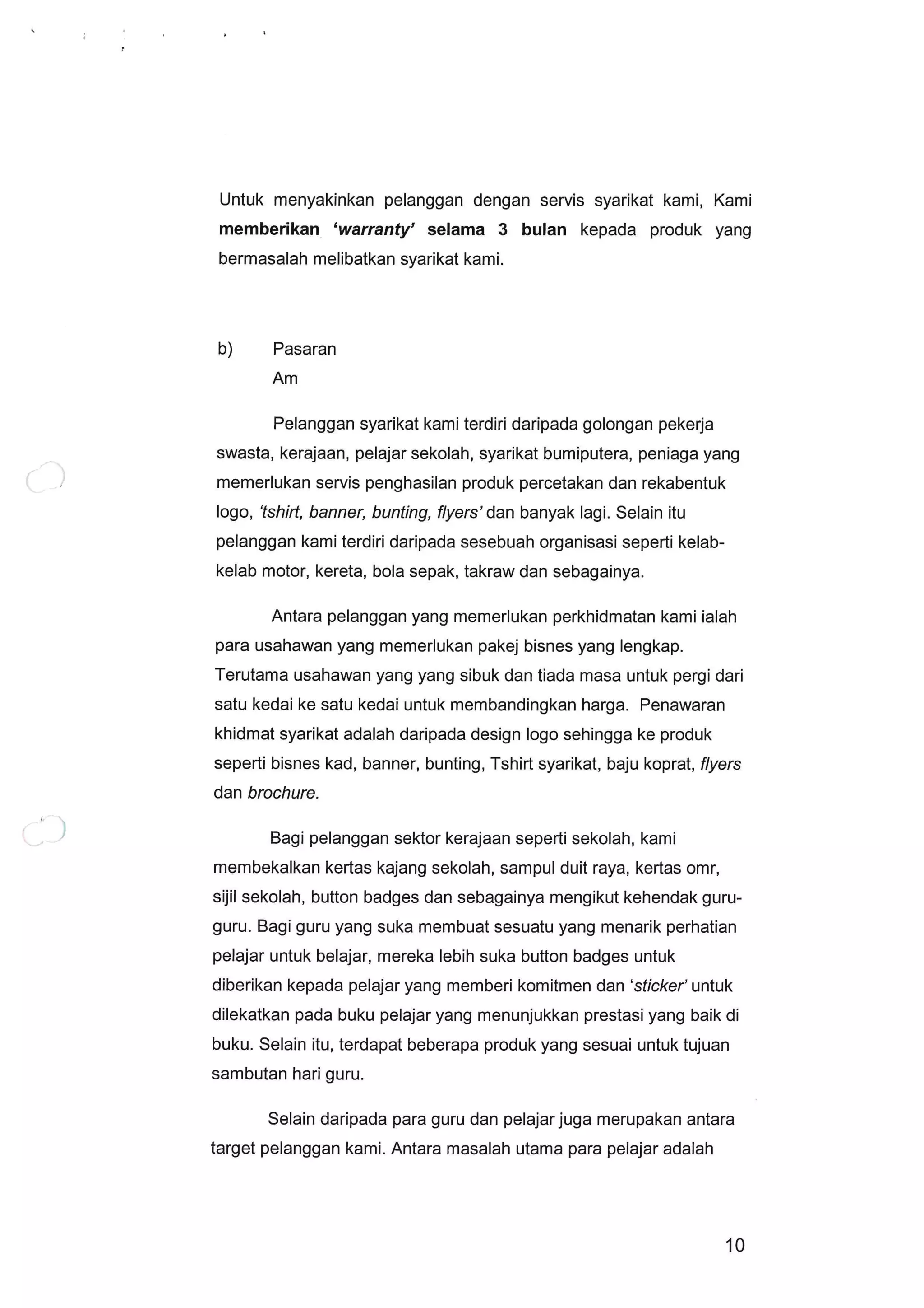 Laporan 2019 (1/2) Aktiviti Keusahawanan KKS | PDF