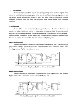 Laporan 2 (ripple counter) | PDF