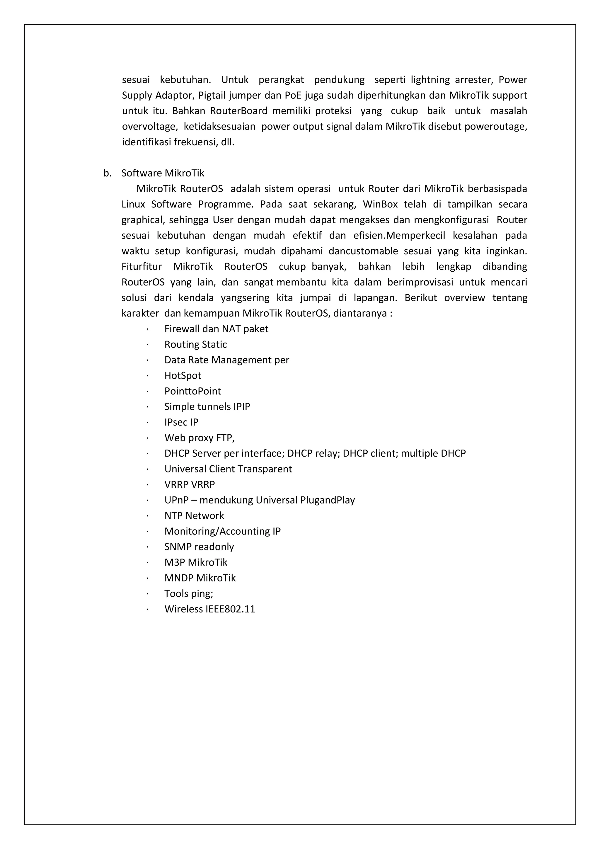 Laporan 4 pengenalan mikrotic router | PDF