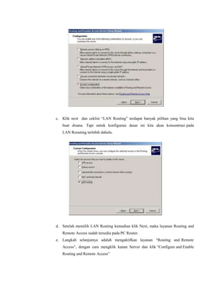 Laporan 5 routing static | DOC