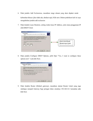 Laporan 6 nat, dns dan dhcp | DOC