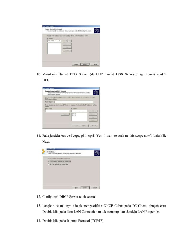 Laporan 6 nat, dns dan dhcp | DOC