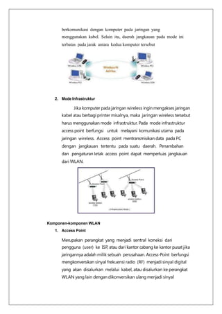 Laporan 7 konfigurasi wireless lan | DOCX