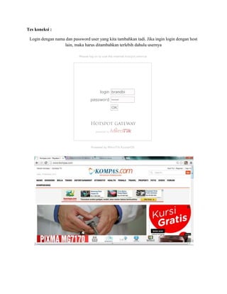 Laporan 9 konfigurasi router lanjutan | PDF