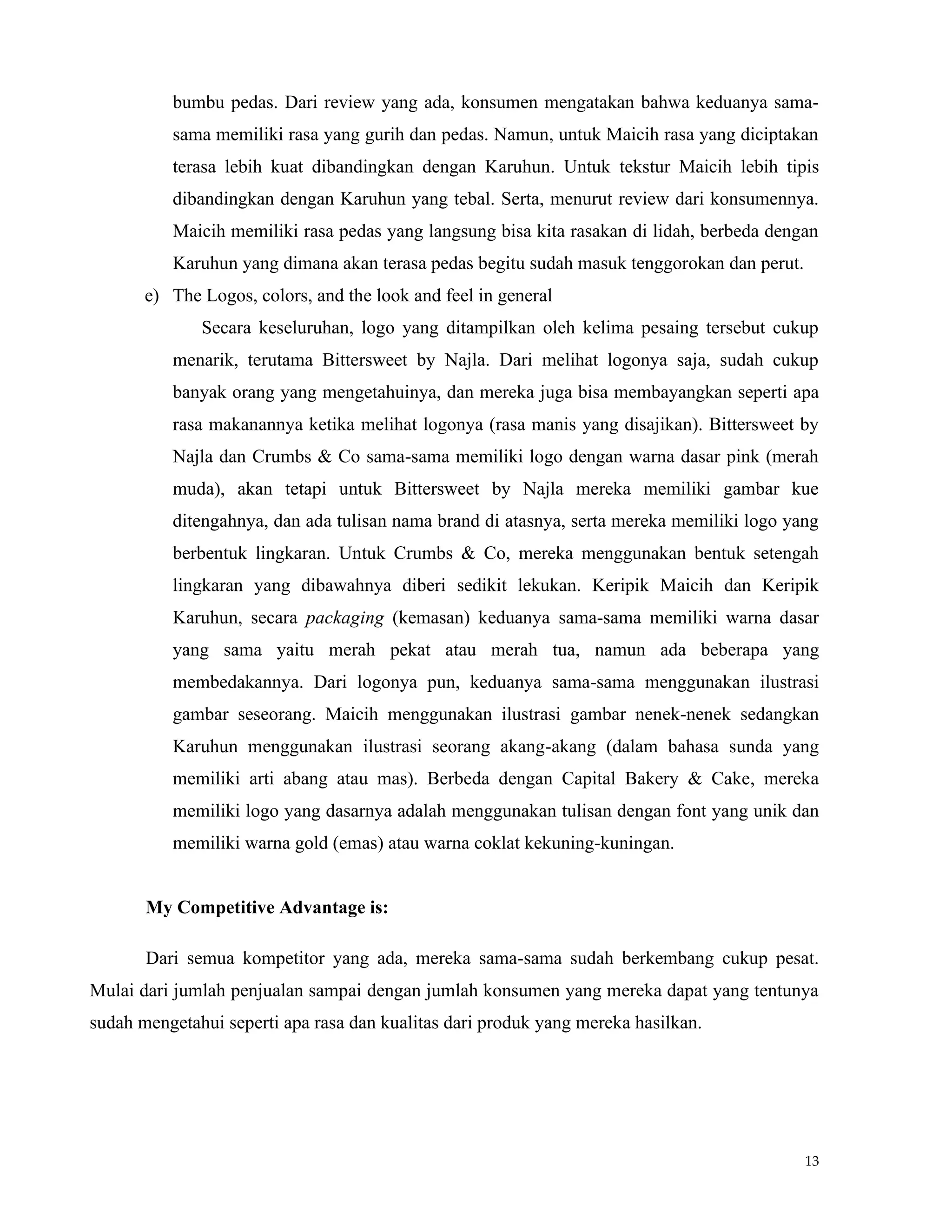 Laporan akhir business plan. (psikologi konsumen) | PDF