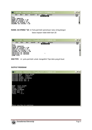 array dan record | PDF