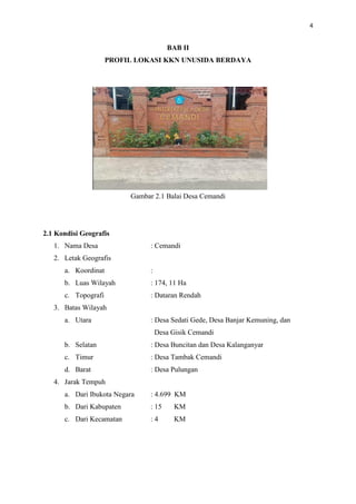 Laporan akhir kkn dilang ibnu affandi | PDF