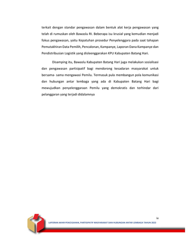 LAPORAN AKHIR PENCEGAHAN, PARMAS DAN HUMAS BAWASLU BATANG HARI 2023.pdf