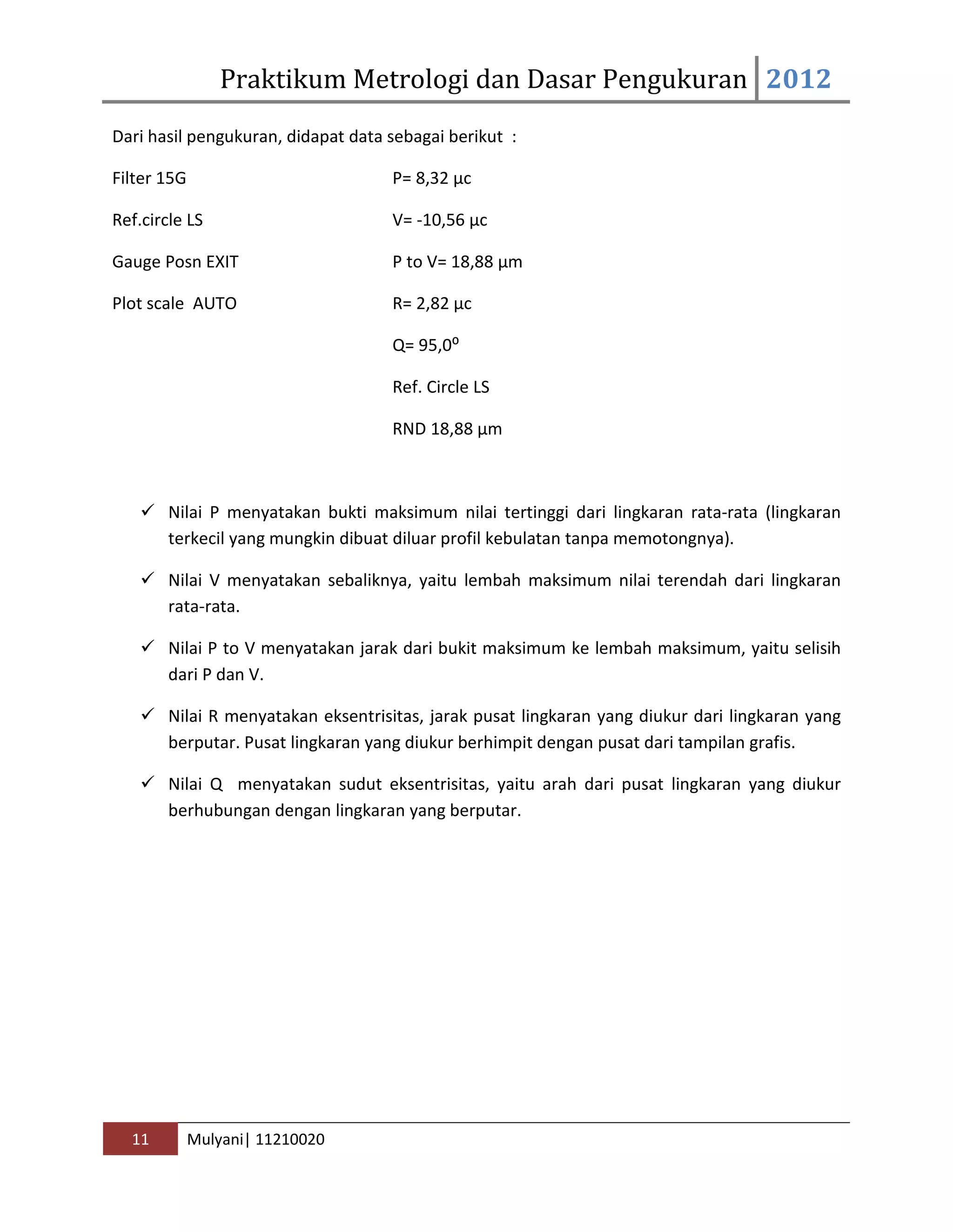 Laporan akhir praktikum_dasar_pengukuran | PDF