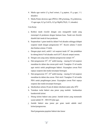 Makalah_65 Laporan akhir praktikum mikrobiologi. | DOCX