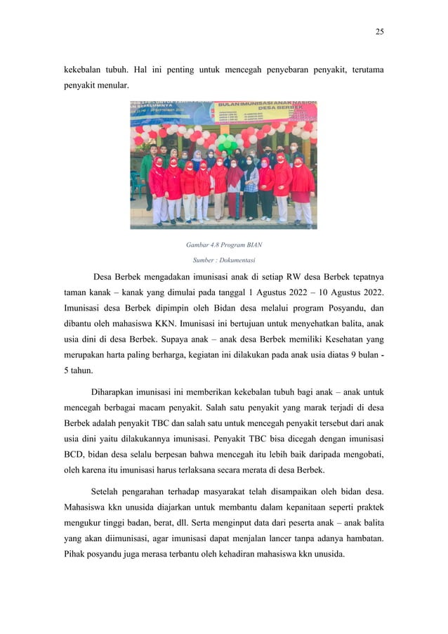 LAPORAN AKHIR PROGRAM KKN UNUSIDA BERDAYA UNIVERSITAS NAHDLATUL ULAMA SIDOARJO DESA BERBEK ...
