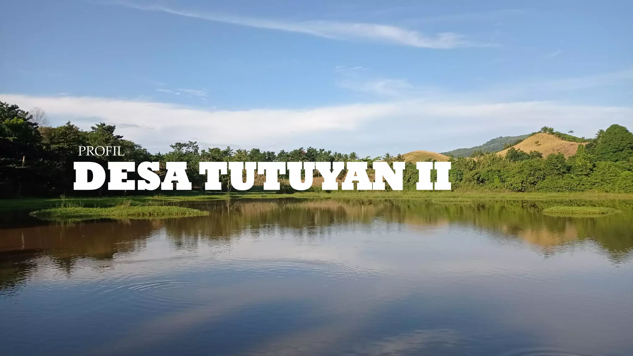 Laporan Akhir Sarana dan Prasarana Desa Tutuyan dan Tutuyan II | PDF