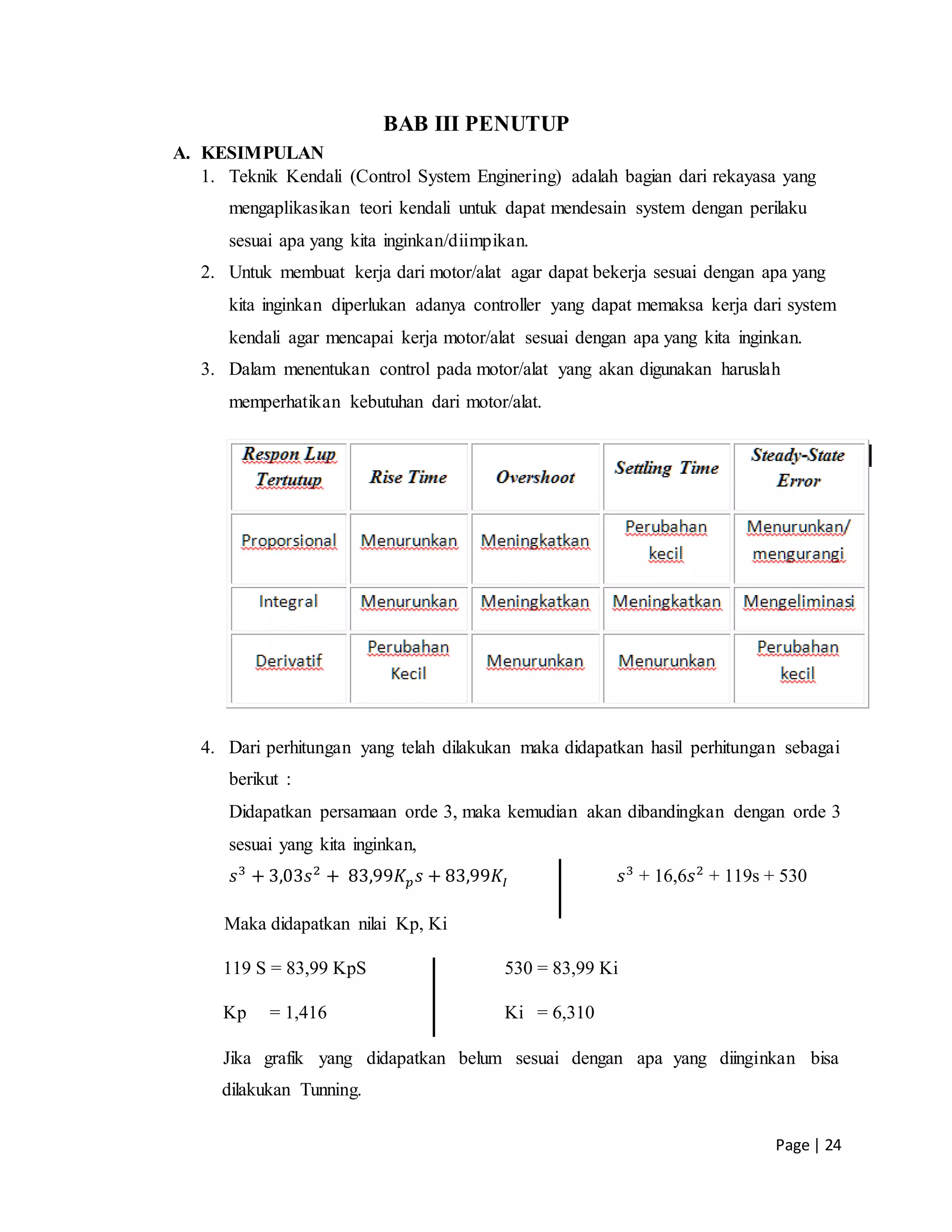 Teknik Kendali | PDF