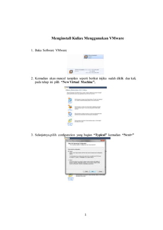 Menginstall Kuliax menggunakan VMWARE | PDF