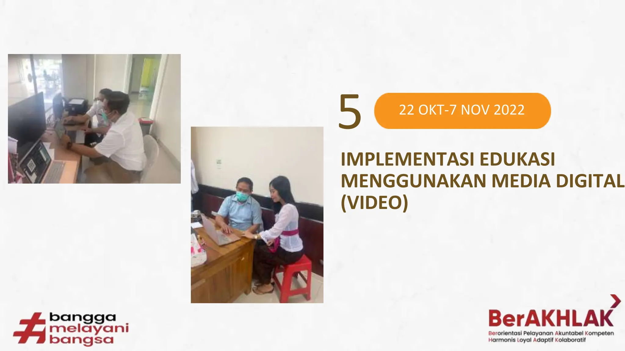 LAPORAN AKTUALISASI CPNS BERAKHLAK 2023 pptx | PPT