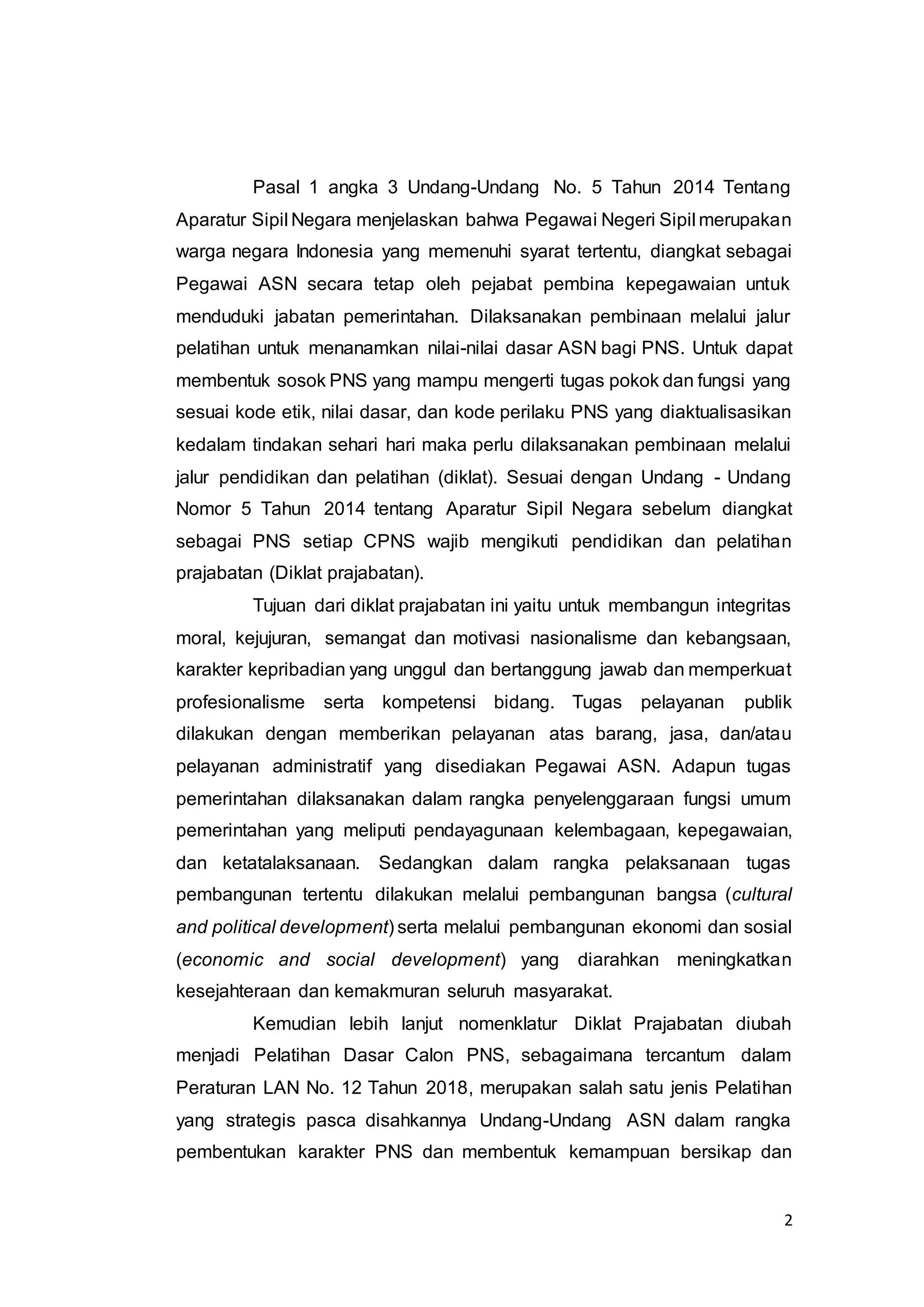 Laporan aktualisasi yuyun | PDF