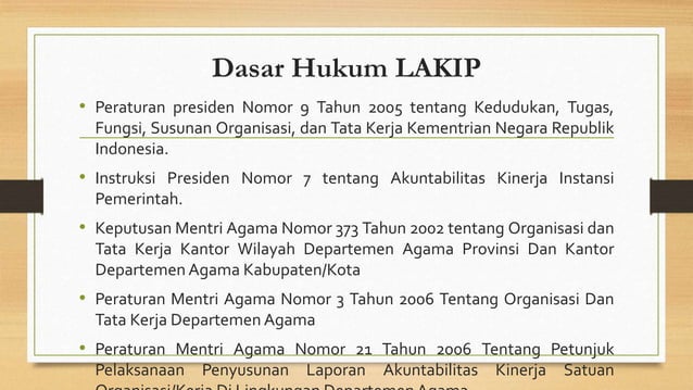Laporan akuntabilitas kinerja instansi pemerintah | PPTX