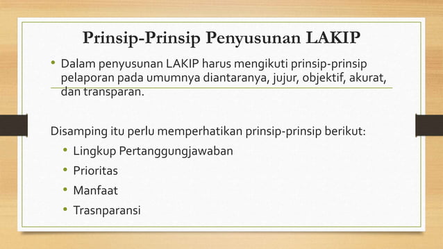Laporan akuntabilitas kinerja instansi pemerintah | PPTX