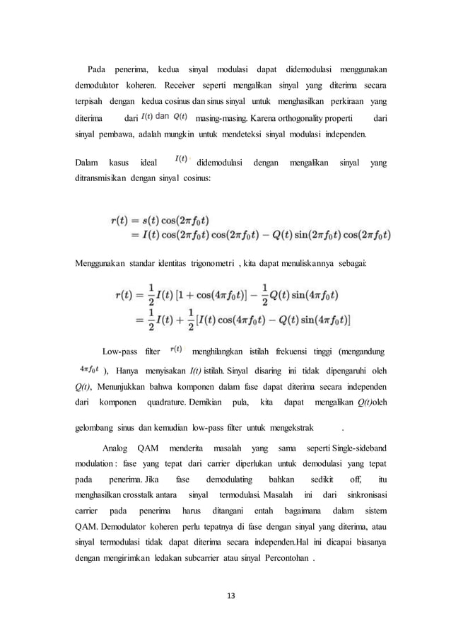 Materi Amplitude Modulation (AM) | DOCX