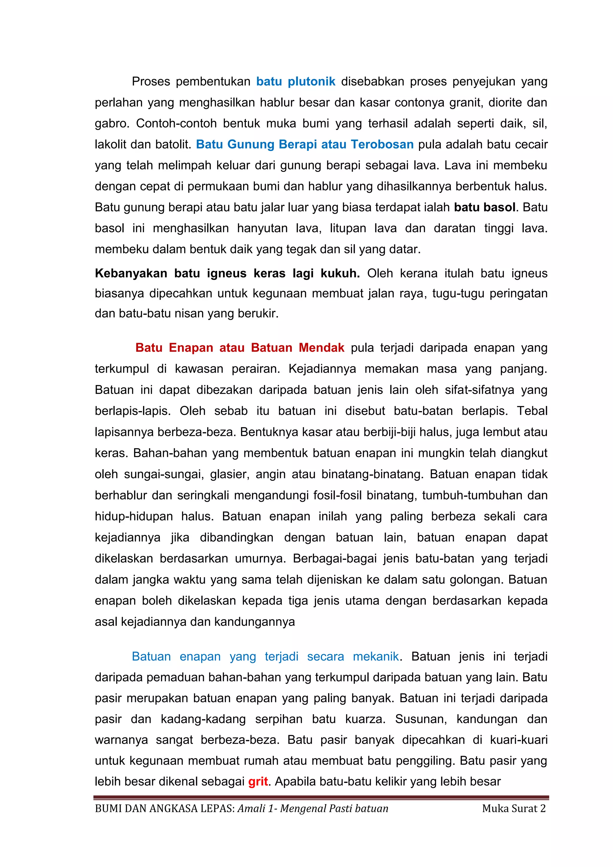 Laporan amali 1 batuan email kelas | DOCX