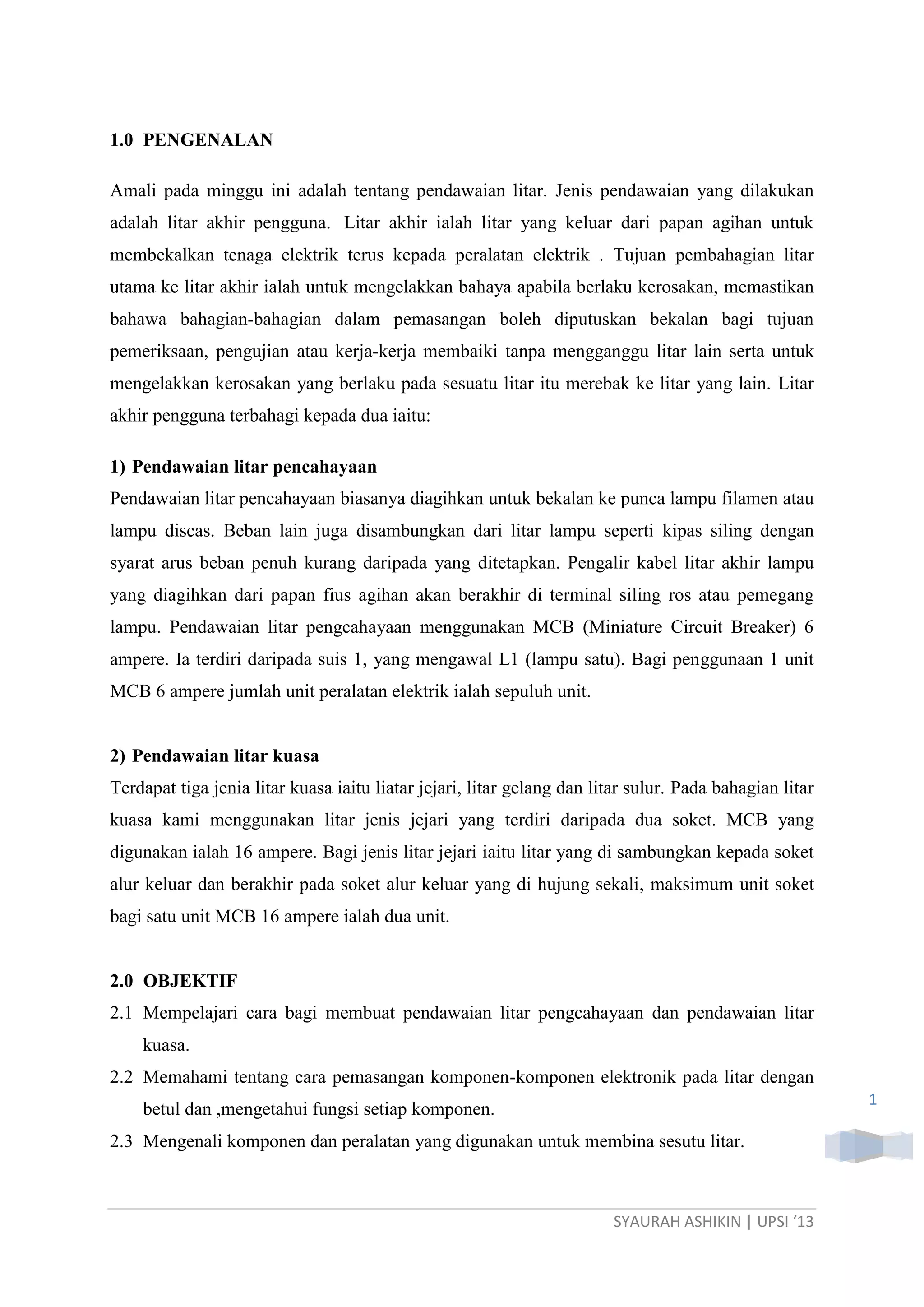 Pendawaian Elektrik | PDF