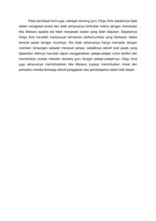 Laporan analisis kajian kes | DOCX