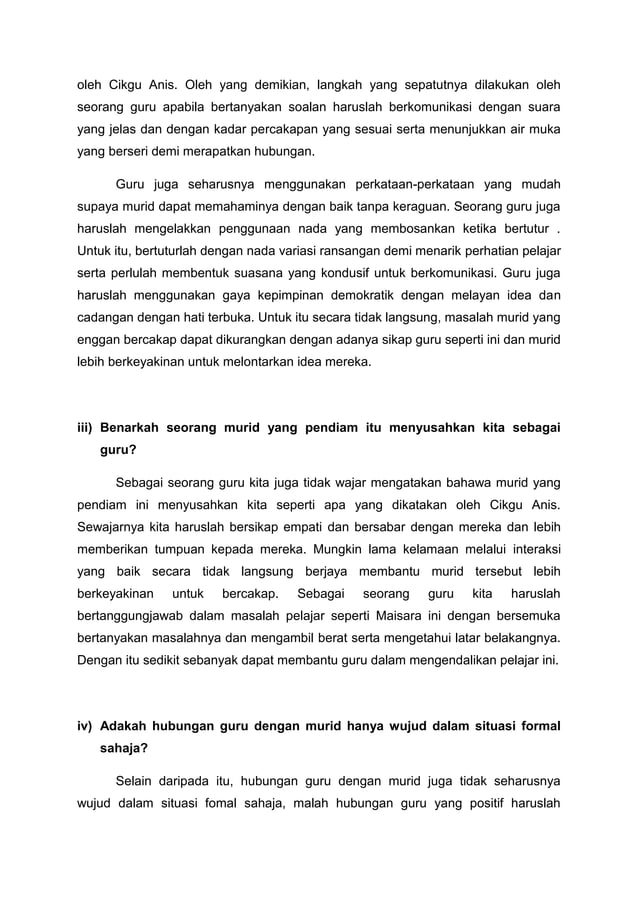 Laporan analisis kajian kes | DOCX