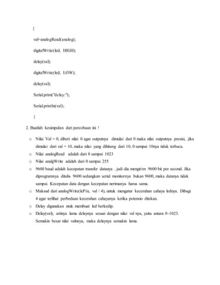 Analog Input Output | DOCX