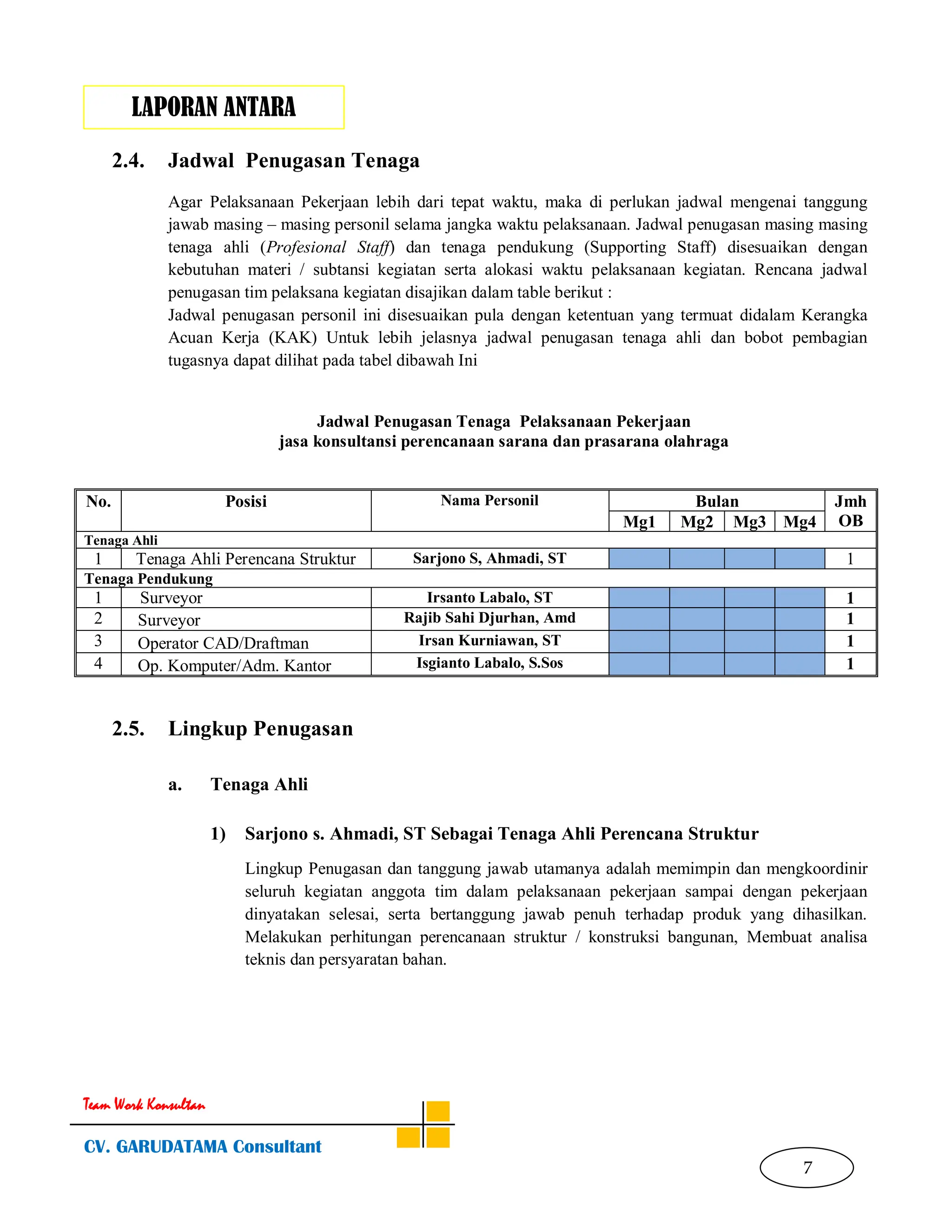 Laporan ANTARA untuk konsultan perencana.pdf