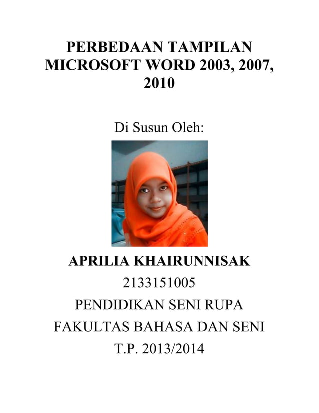 Perbedaan Tampilan Microsoft Word 2003, 2007 dan 2010 | DOCX