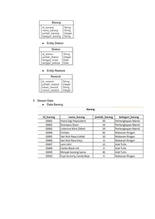 Laporan Analisis Sistem Informasi Penjualan Indomaret | PDF