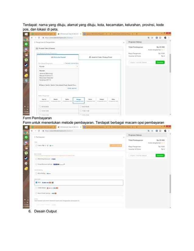 Laporan apsi sistem penjualan indomaret | PDF
