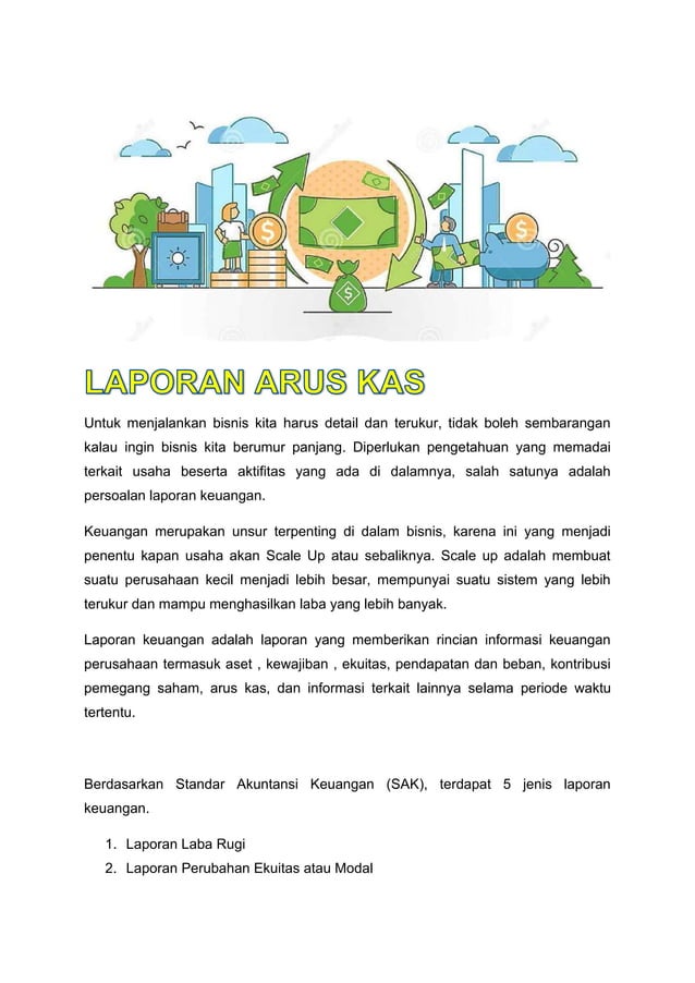 LAPORAN ARUS KAS Metode Langsung dan Metode Tidak Langsung | PDF
