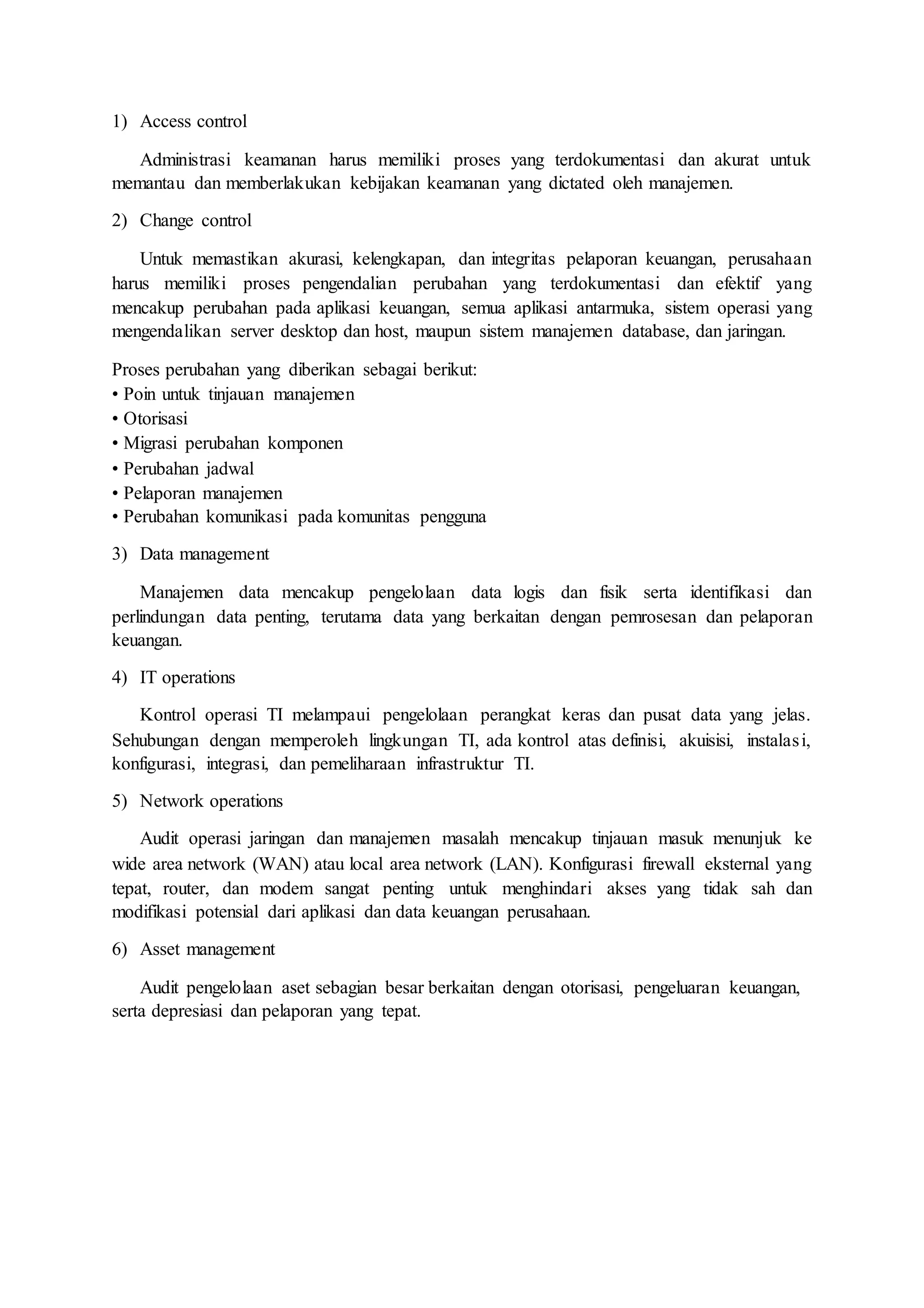 Laporan audit tsi | DOCX