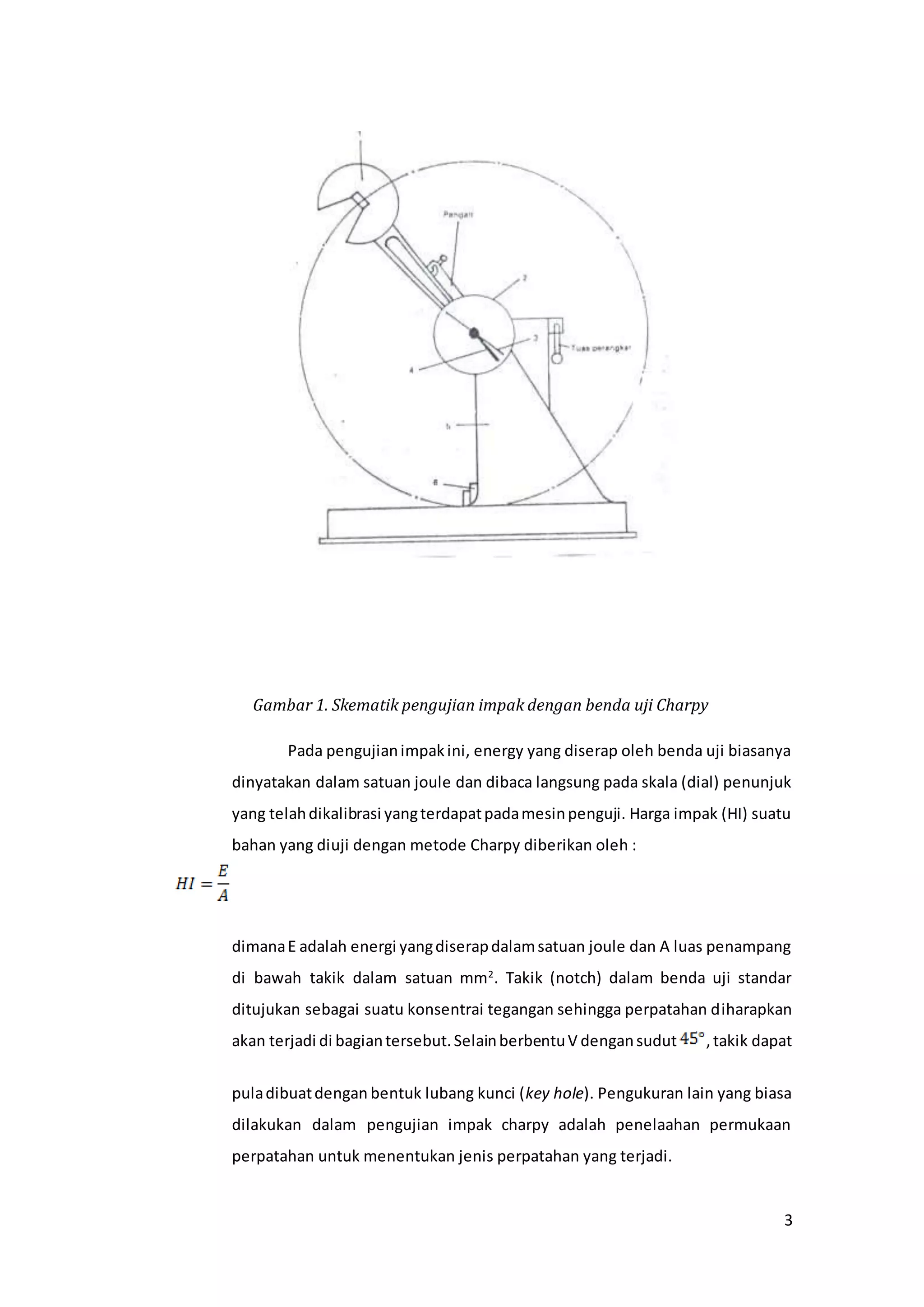 Laporan awal uji impak kalih | DOC