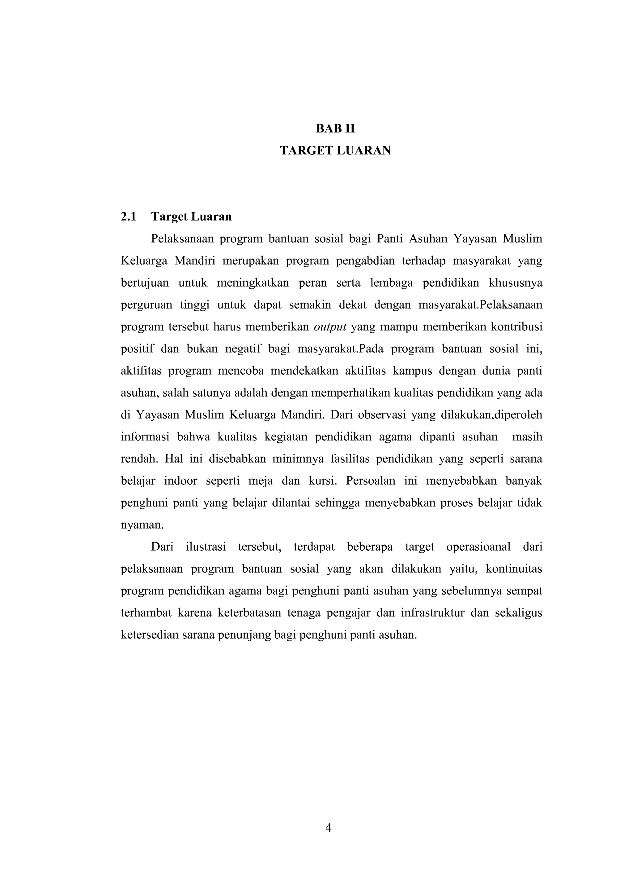Laporan bantuan sosial | DOC