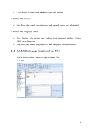 Laporan Basis Data (DDL) | DOCX