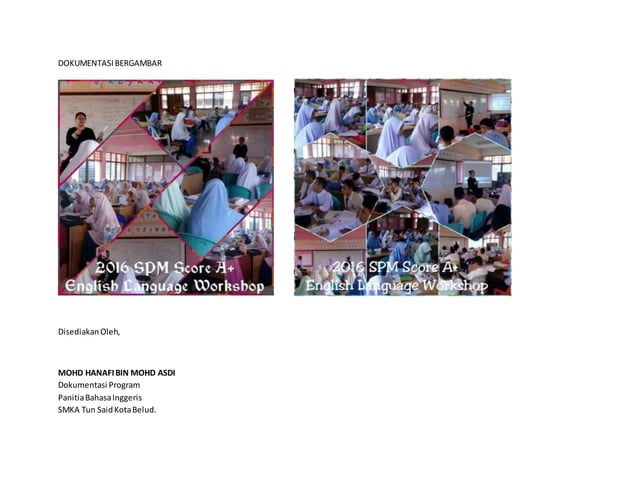 Laporan bengkel SPM Skor A | PPT